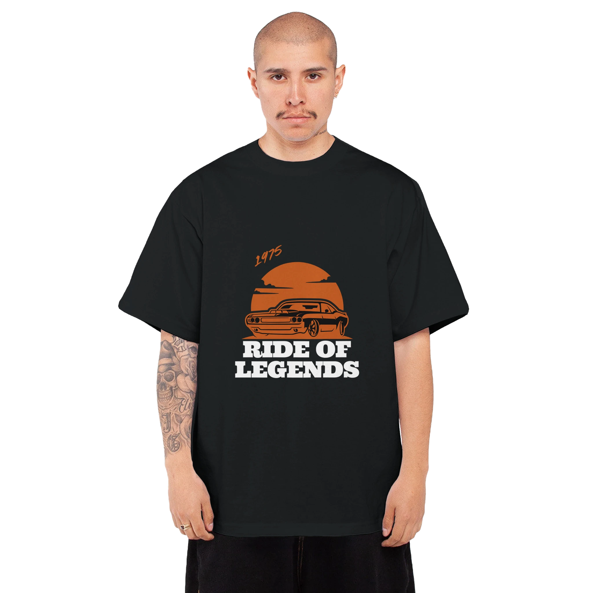 Men's Oversized Heavyweight Crewneck T-Shirt | Shaka Wear SHMHSS – LOVA ...